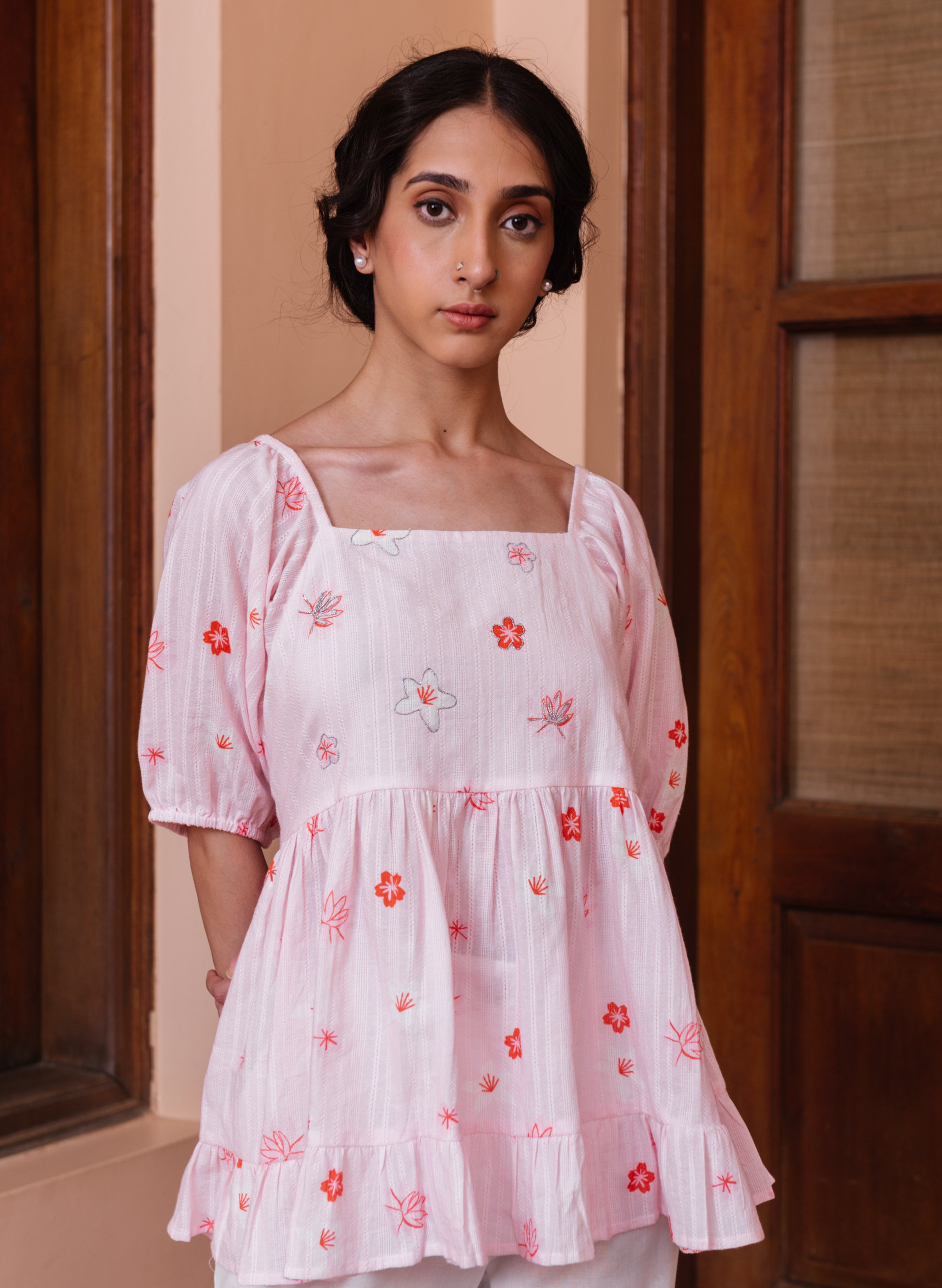 Pink SPRING Break Printed Top for women - TheBurntSoul – The Burnt Soul